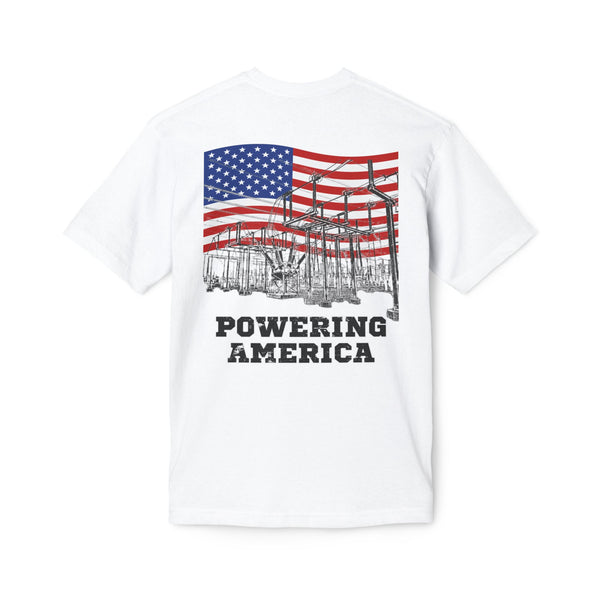 Powering America - T-shirt - Made in the USA – Live Wire Apparel